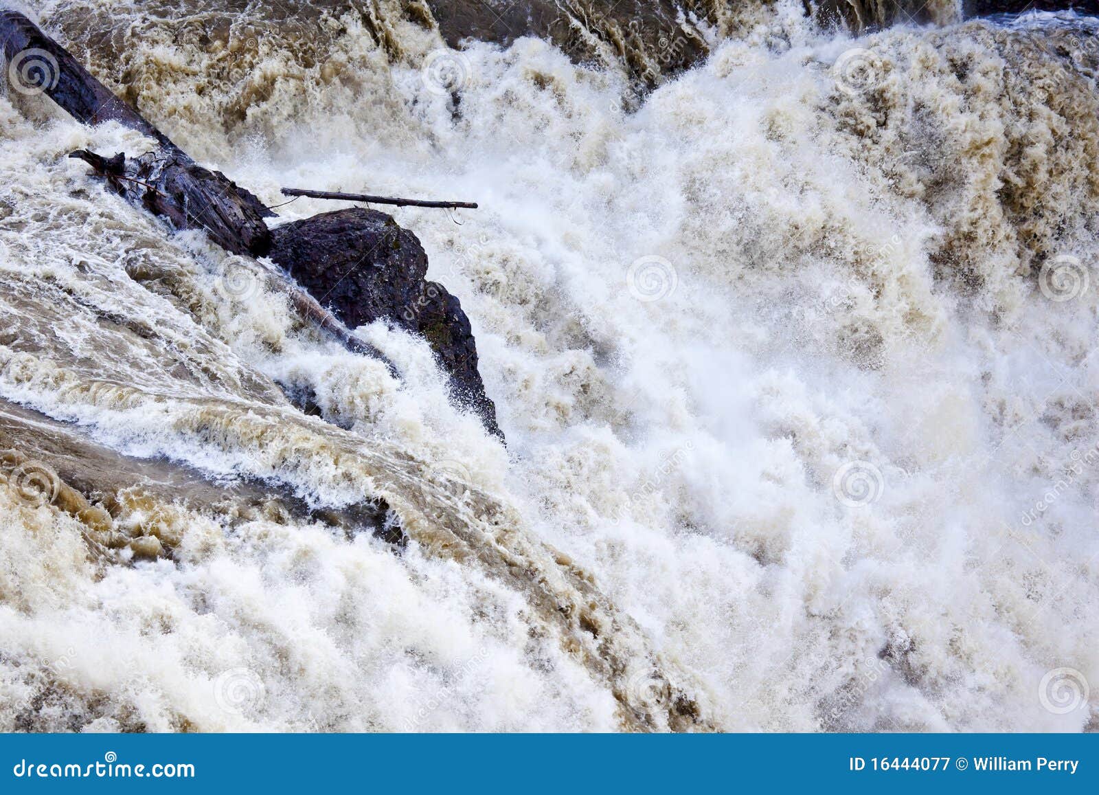 Dirty Roaring Snoqualme Waterfall Washington Stock Image - Image of ...