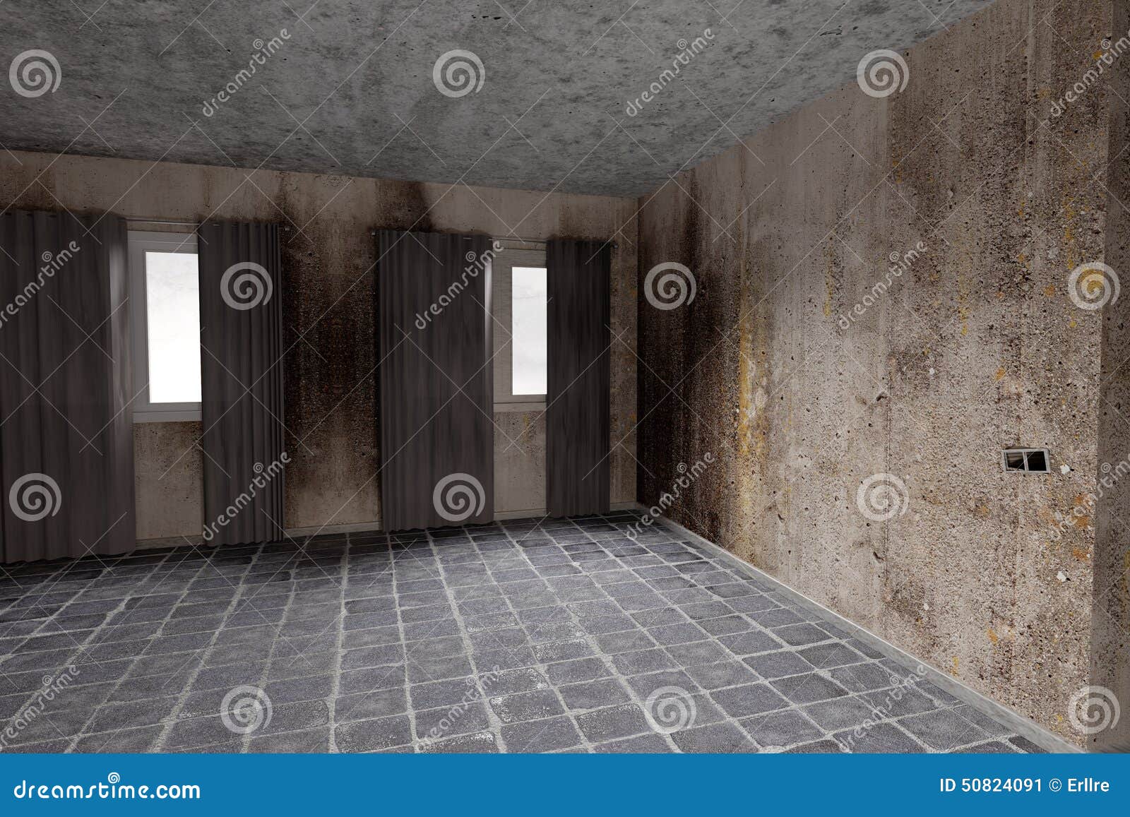 Dirty room stock illustration. Illustration of house - 50824091