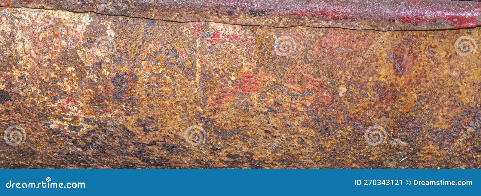 Dirty Rust Covered Metal Pipe Grunge Background Texture Stock Image ...