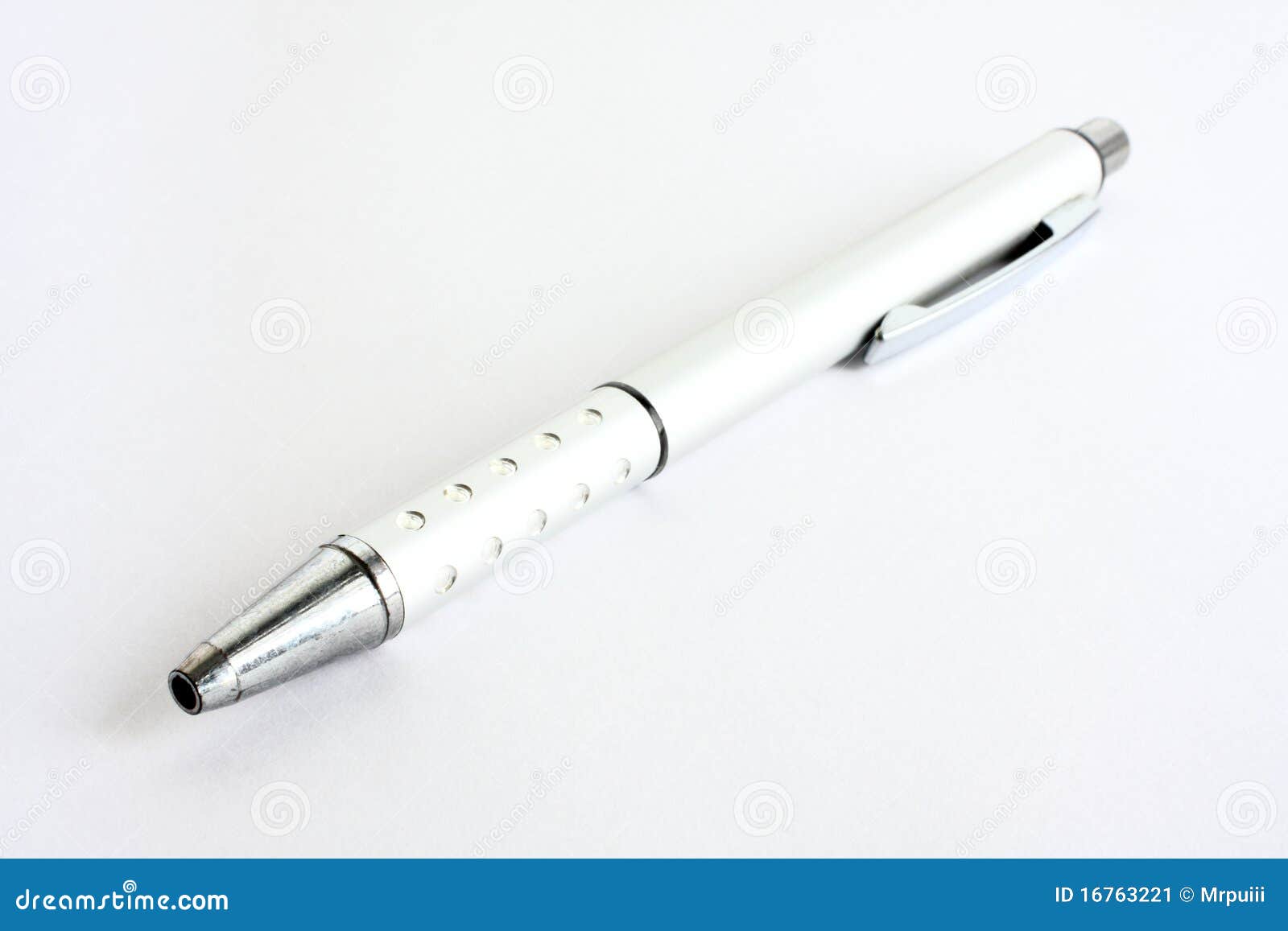 Dirty and rust silver pen. stock image. Image of report - 16763221