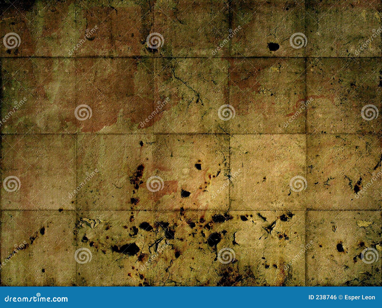 Rust Wall Landscape: Tonalist Concrete Walls With Light Bench Royalty ...