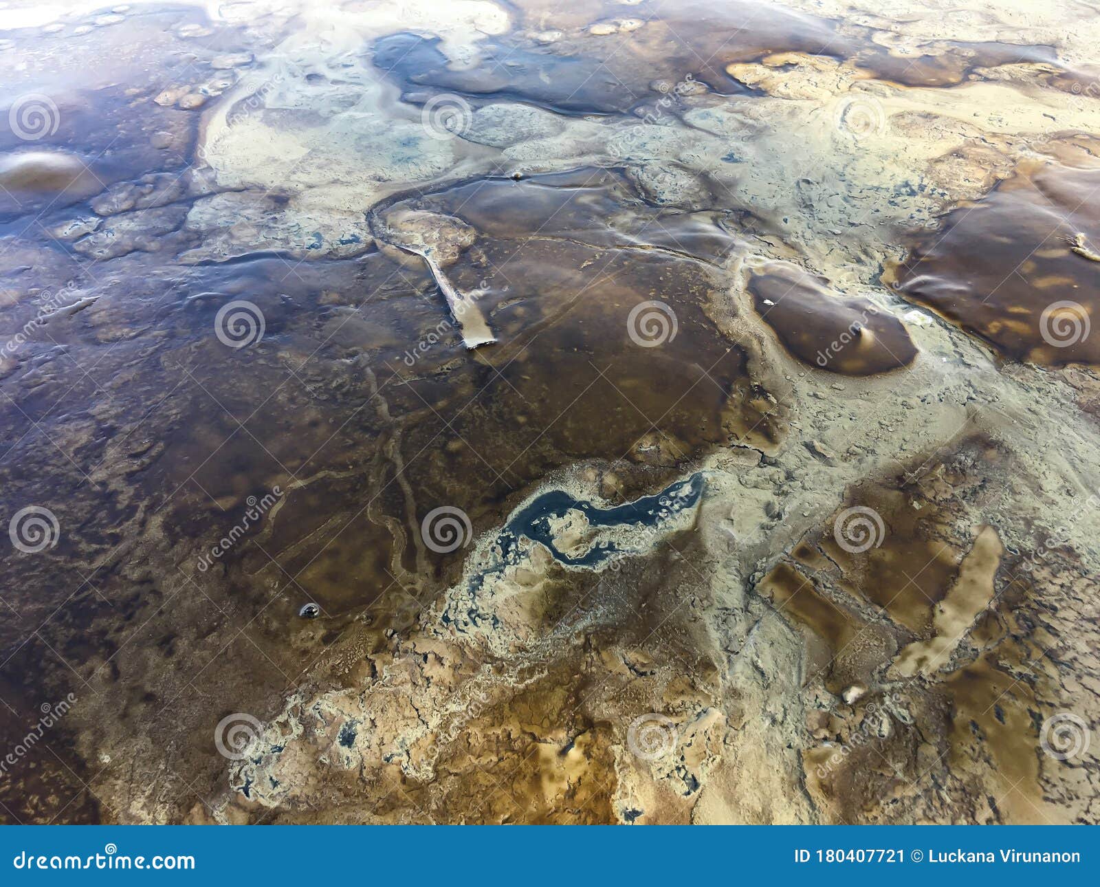 Dirty Sea, Pollution of Environment Concept Stock Image - Image of ...