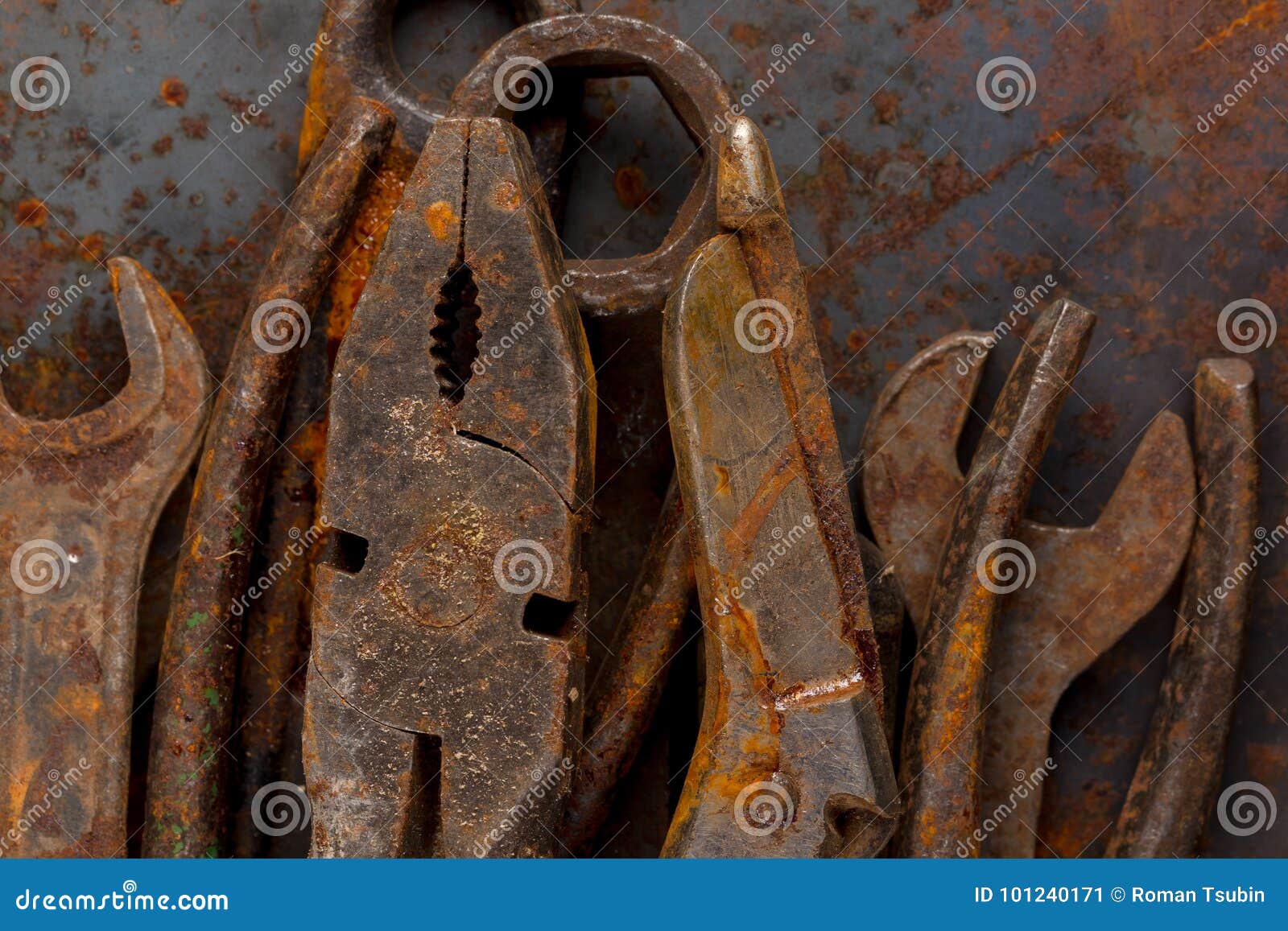Old rusty tools stock image. Image of improvement, carpenter - 101240171
