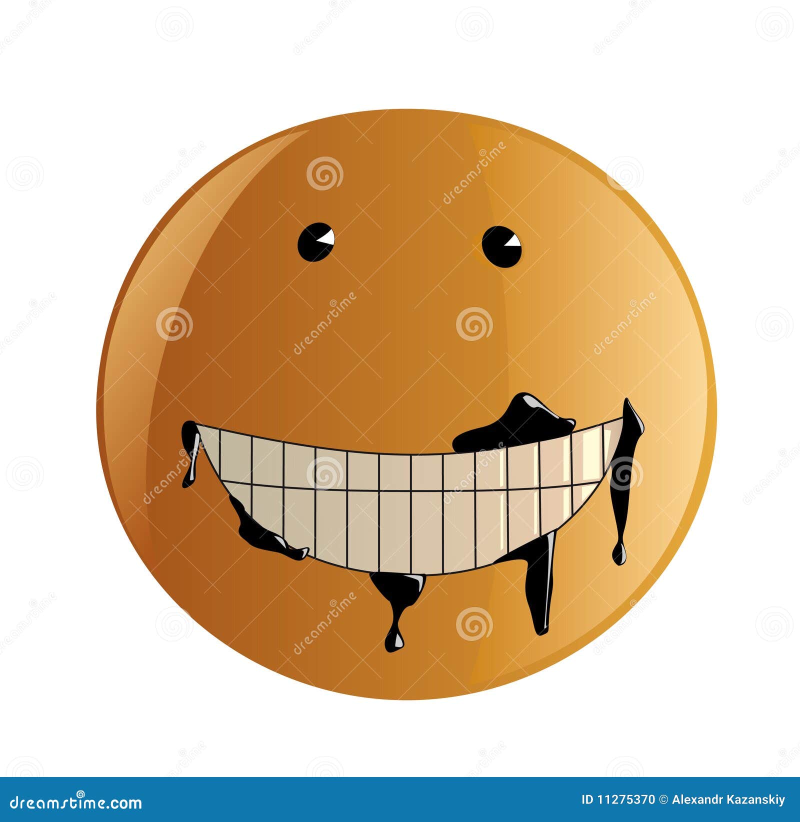 Dirty smile stock vector. Illustration of expressing - 11275370