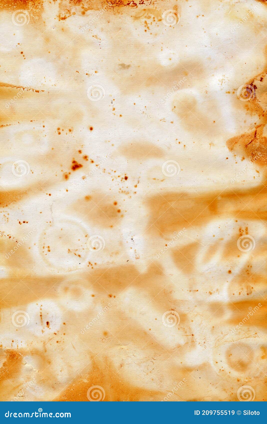 Dirty and splashed paper stock illustration. Illustration of paper ...