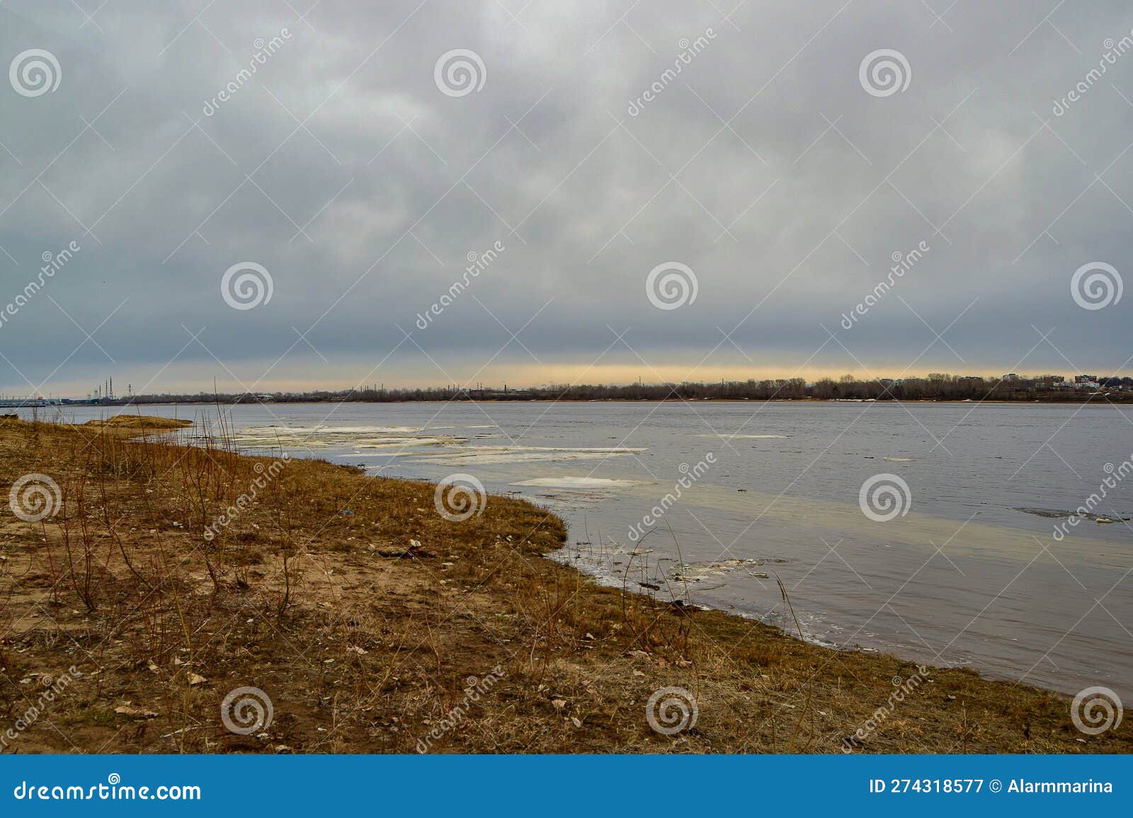 Dirty Spring Beach, Environmental Pollution Problem. Toxic Decaying ...