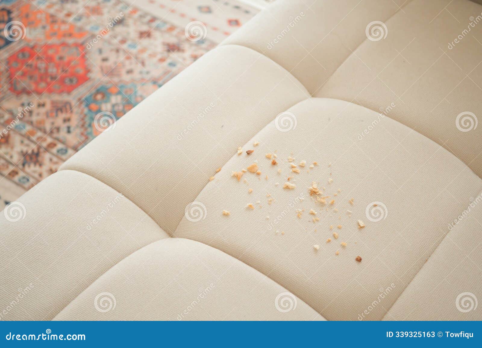 Dirty Stain or Dust on a Sofa Stock Image - Image of dirt, decor: 339325163