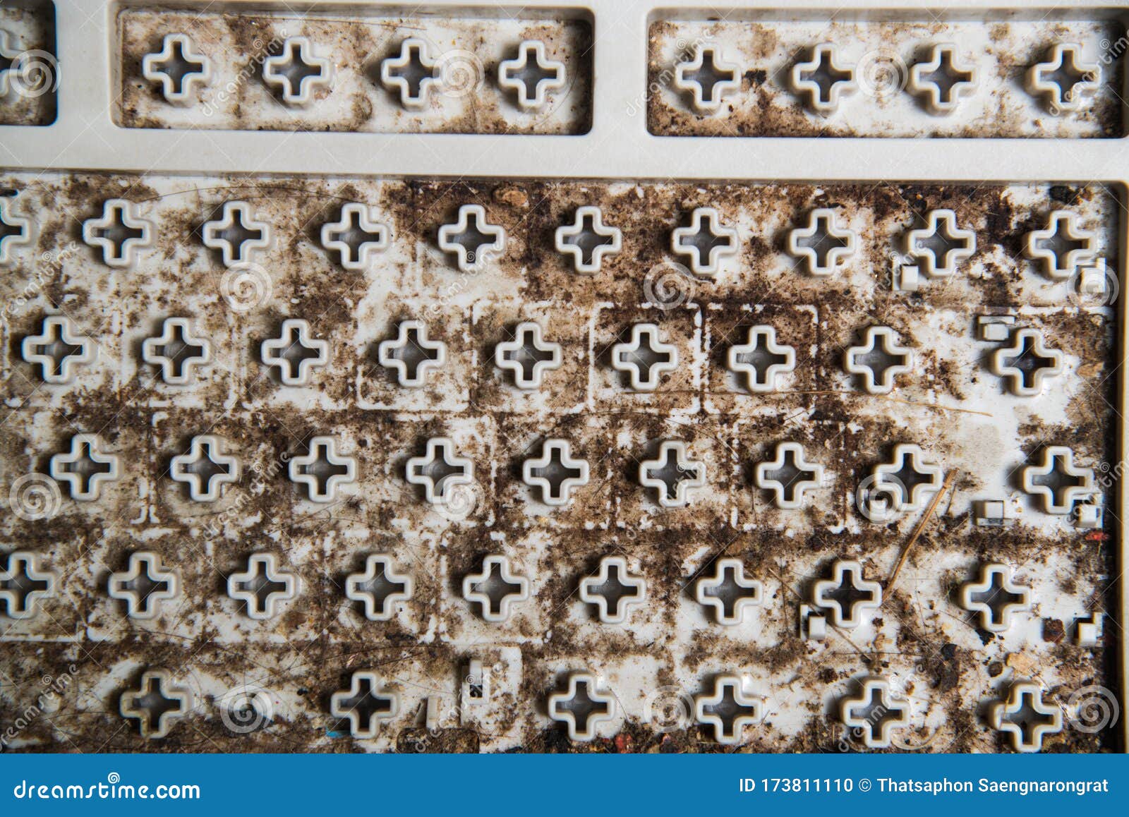 Dirty Stain Under the Keypad of Keyboard Computer Stock Photo - Image ...