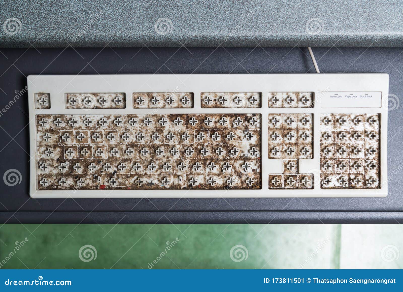 Dirty Stain Under the Keypad of Keyboard Computer Stock Image - Image ...