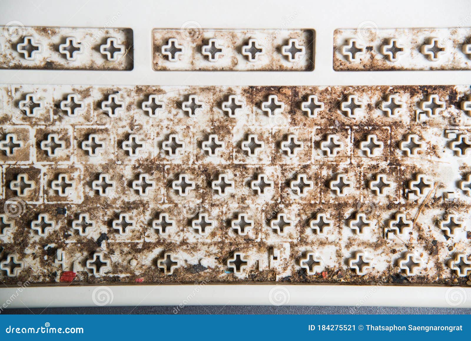 Dirty Stain Under the Keypad of Keyboard Computer Stock Image - Image ...