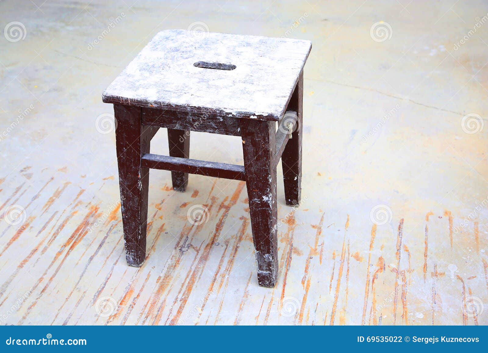 Dirty stool in room stock photo. Image of shadows, classic - 69535022
