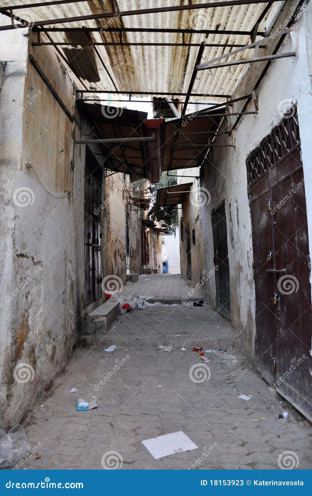 Dirty street stock image. Image of street, stone, mystery - 18153923