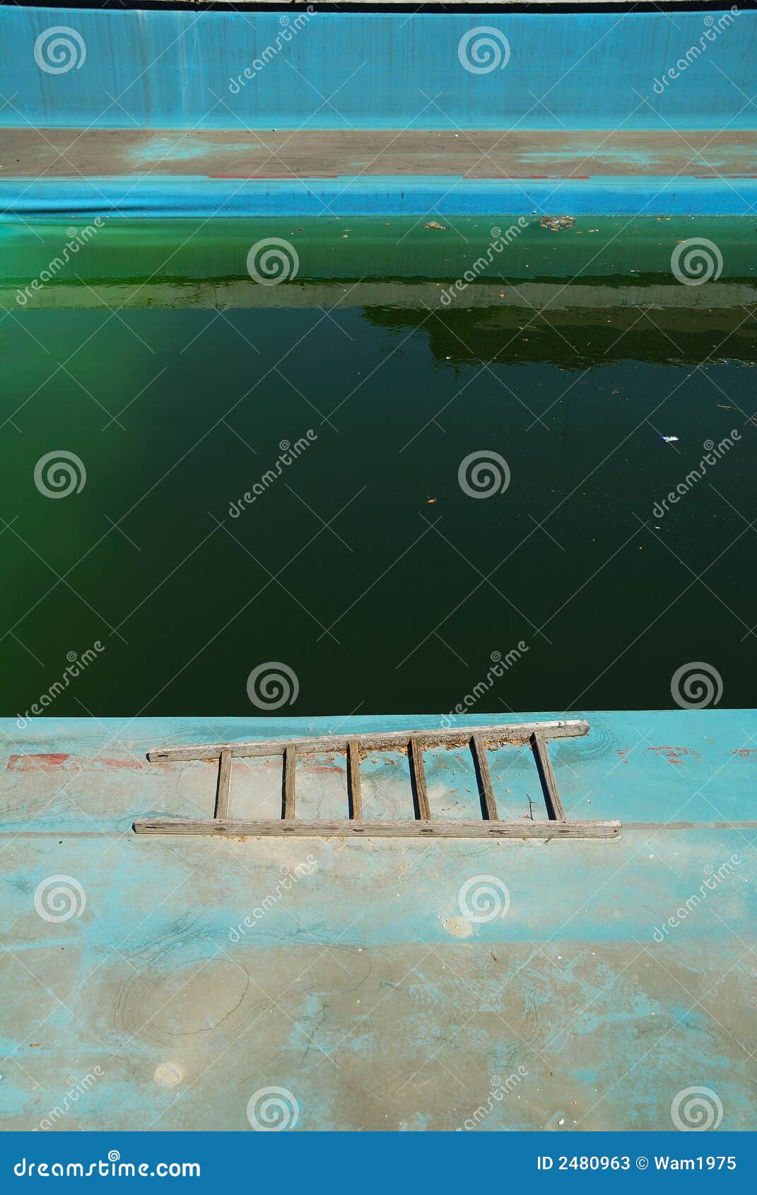 Dirty swimming pool stock image. Image of pool, muck, chlorine - 2480963