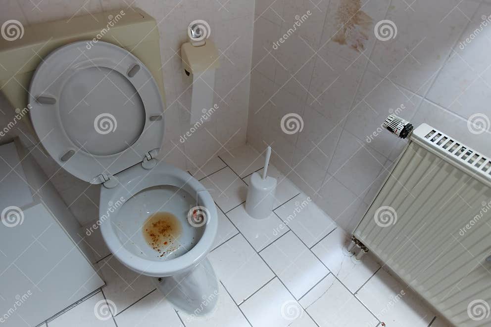 Dirty toilet stock image. Image of domestic, cleaning - 13238427