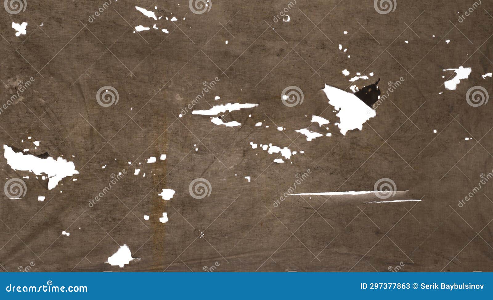 Dirty torn white rag stock image. Image of isolated - 297377863