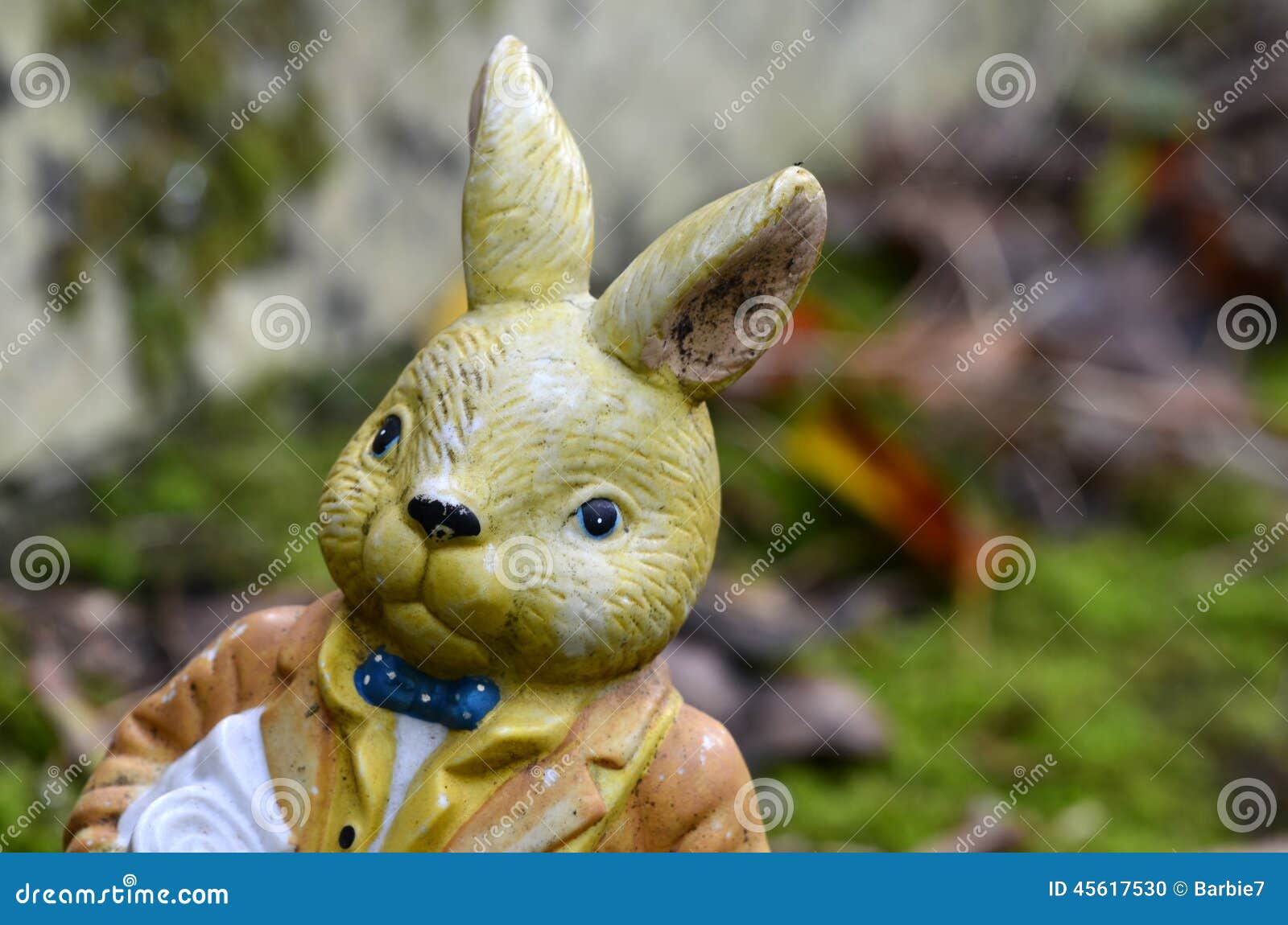 Dirty toy rabbit stock photo. Image of destruction, garbage - 45617530