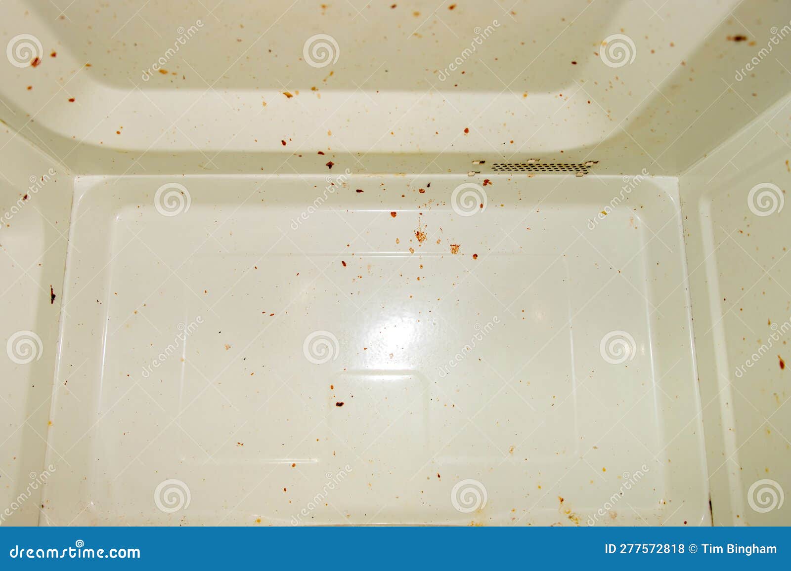 Dirty uncleaned microwave stock photo. Image of uncleaned - 277572818
