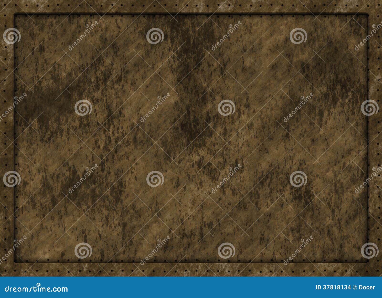 Dirty Vintage Metal Plate Texture with Frame Stock Photo - Image of ...