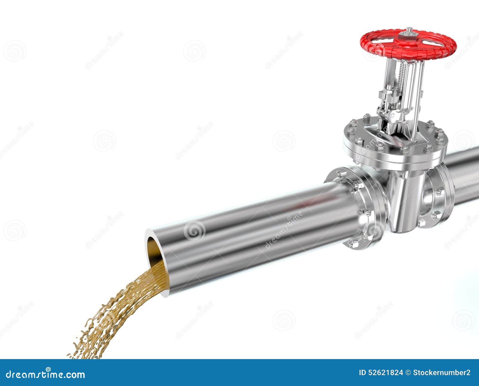 Dirty Water Stems from the Pipe Stock Illustration - Illustration of ...