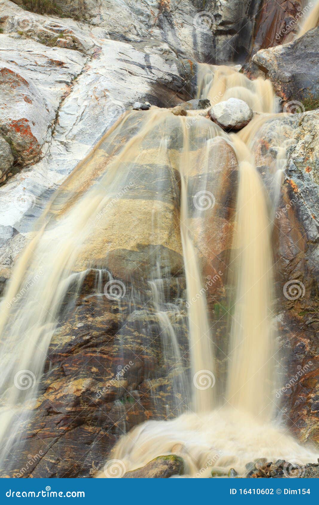 Dirty waterfall stock photo. Image of landscape, high - 16410602