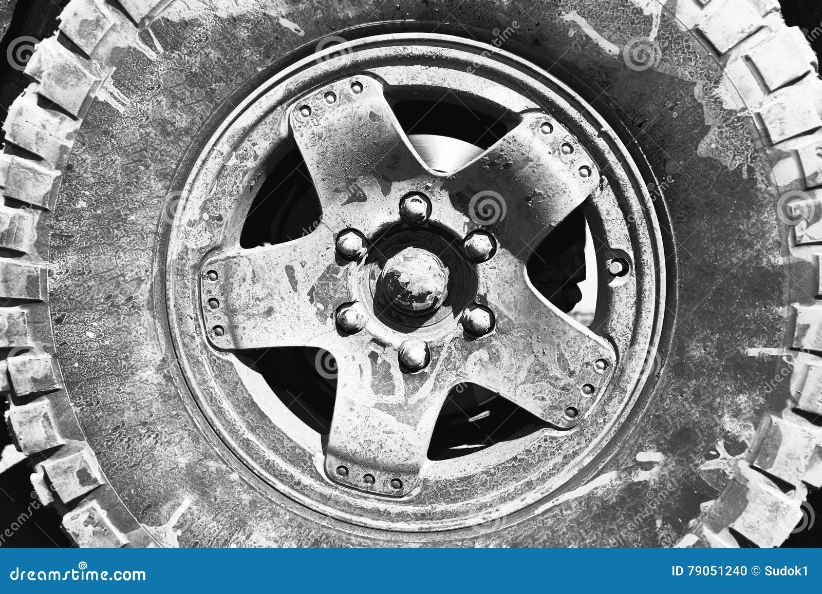 Dirty Wheel of SUV after the Mud Stage Stock Photo - Image of vehicle ...
