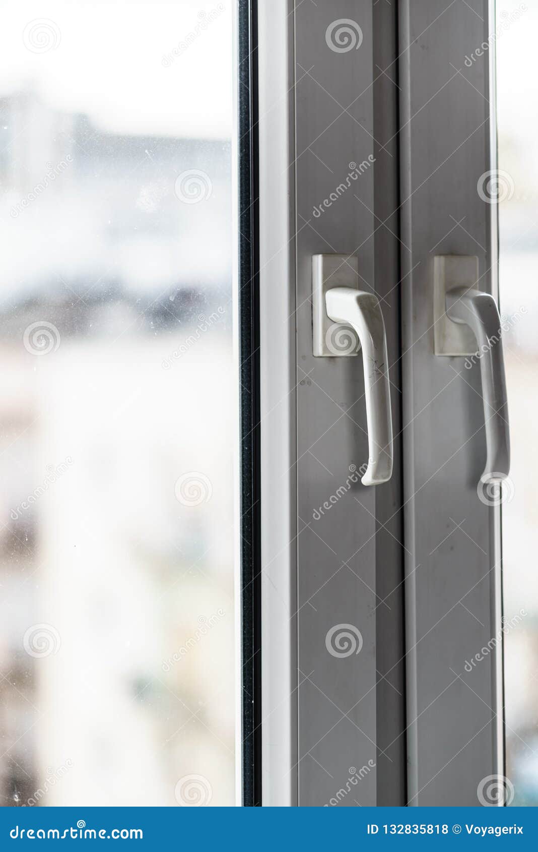 Dirty window plastic frame stock photo. Image of dirty - 132835818