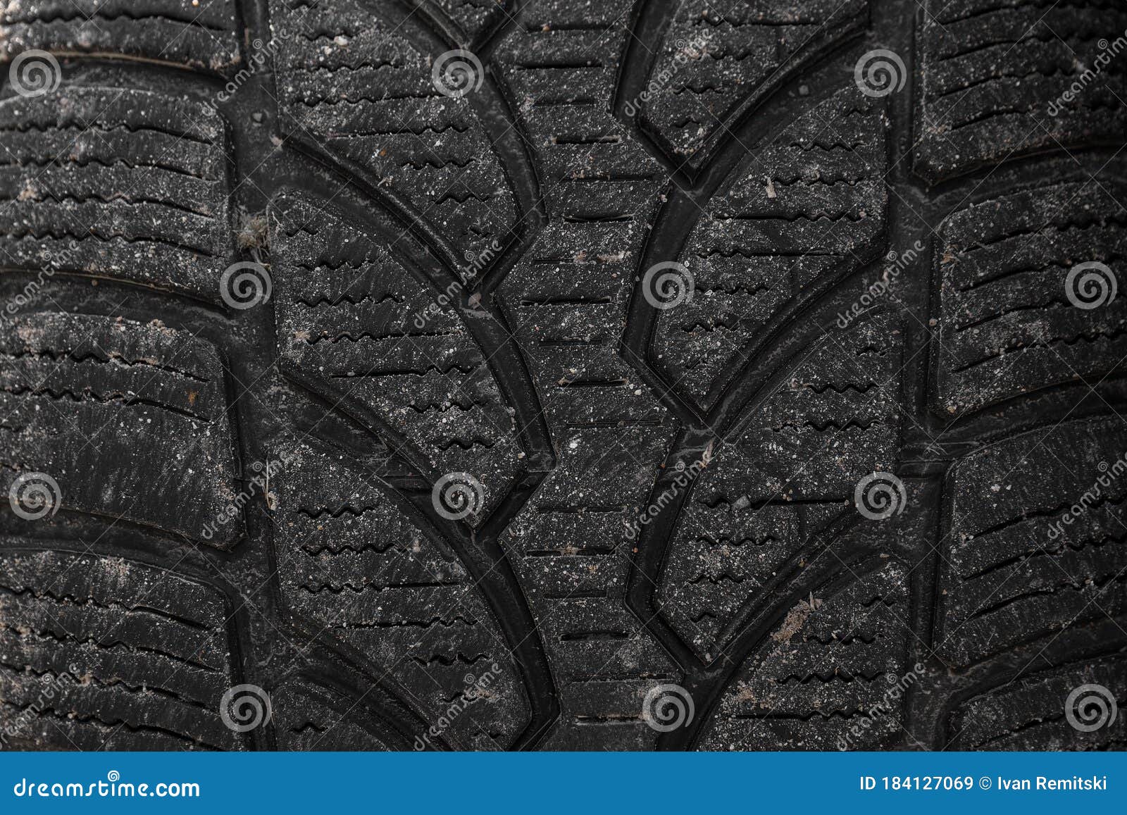 Dirty Winter Tire Tread. Close Up Stock Image - Image of texture, dirty ...