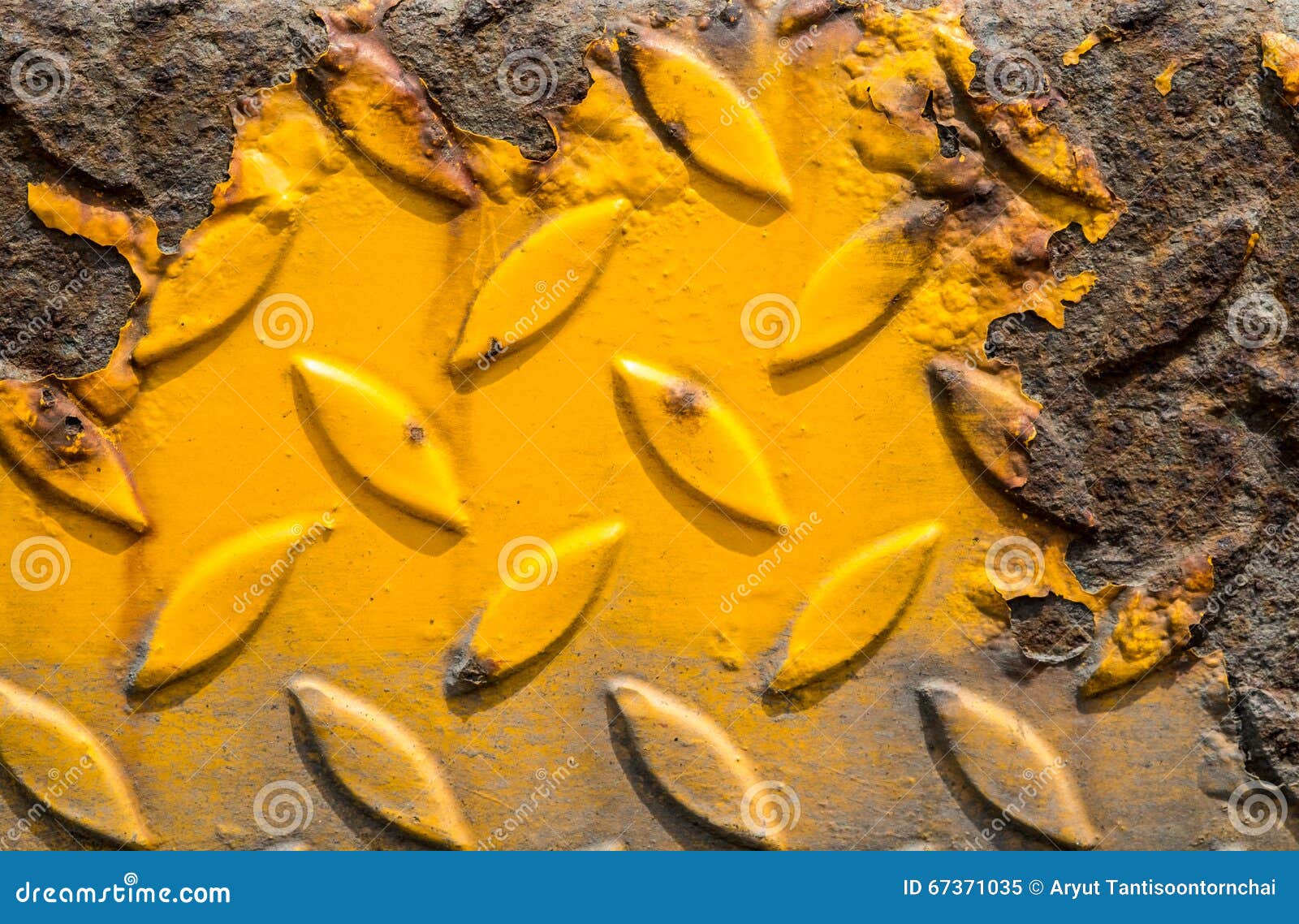 Dirty yellow metal daimond stock image. Image of sheet - 67371035
