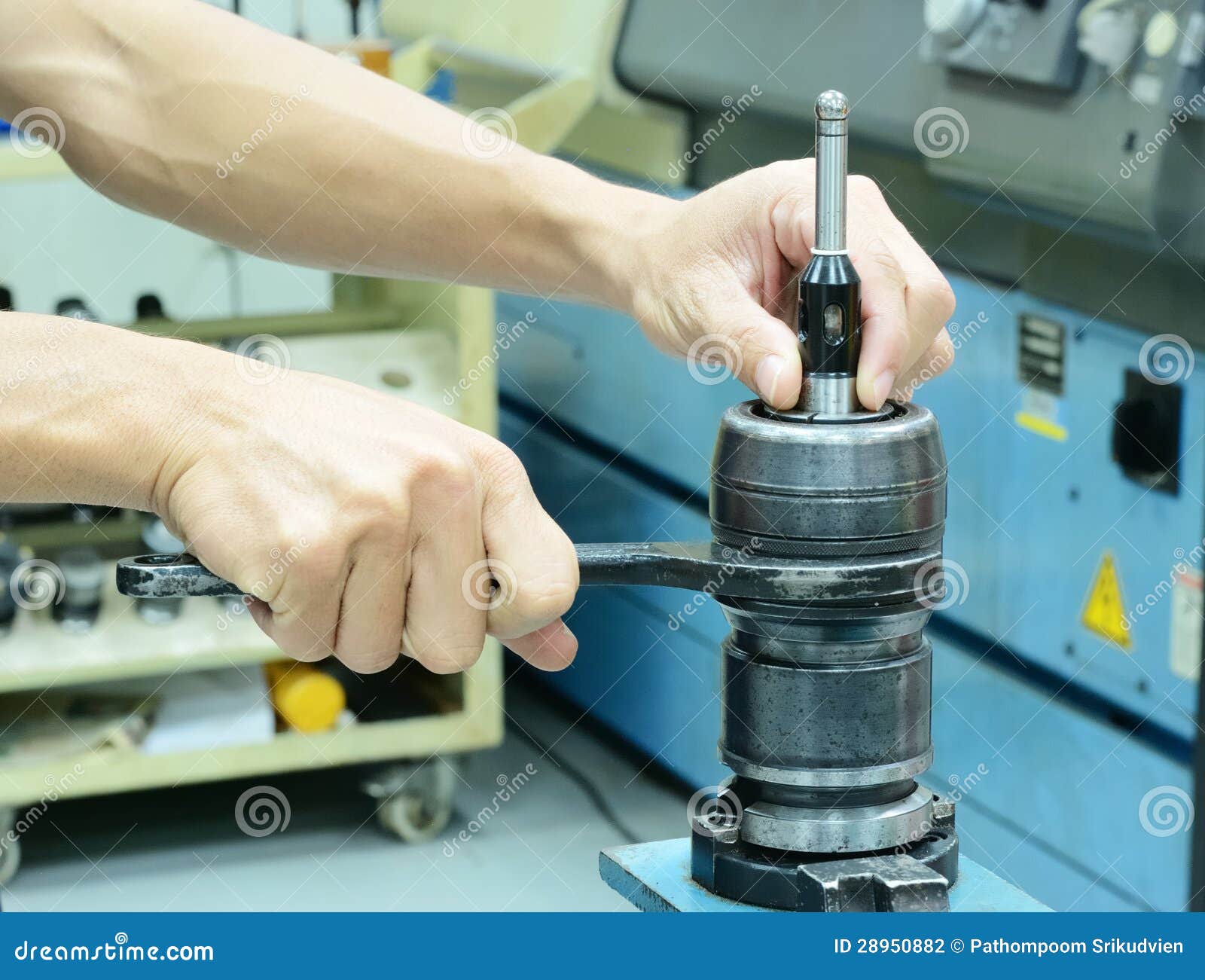 Dis-assembly Zero Set Measuring Tool Stock Photo - Image of dust, lathe ...