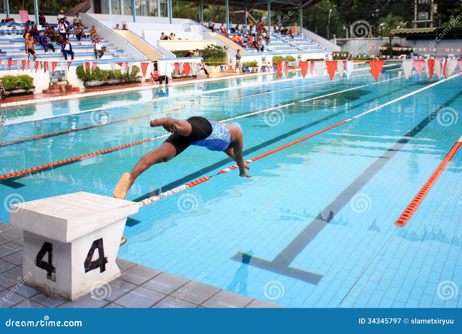 With disabilities editorial photography. Image of swimmer - 34345797
