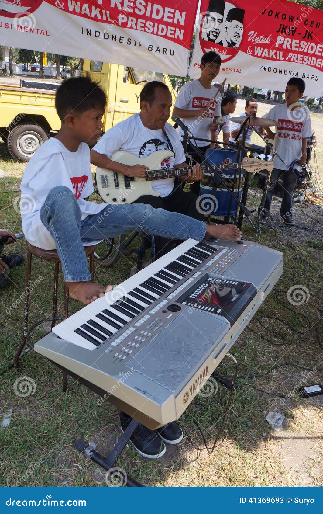 Disabilities play music editorial stock photo. Image of recreation ...