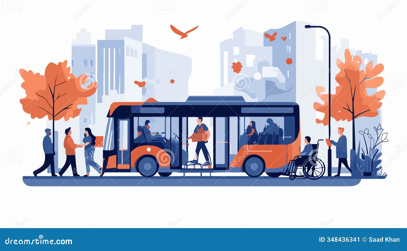 Disability Accessibility: Wheelchair User Boarding Bus for Transit ...