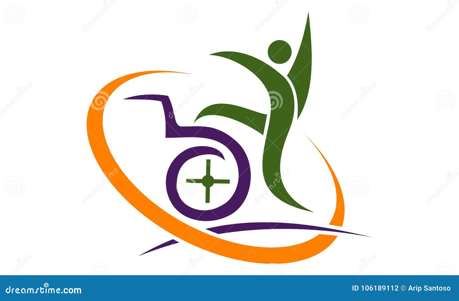 Disability Care Logo Design Template Stock Vector - Illustration of ...