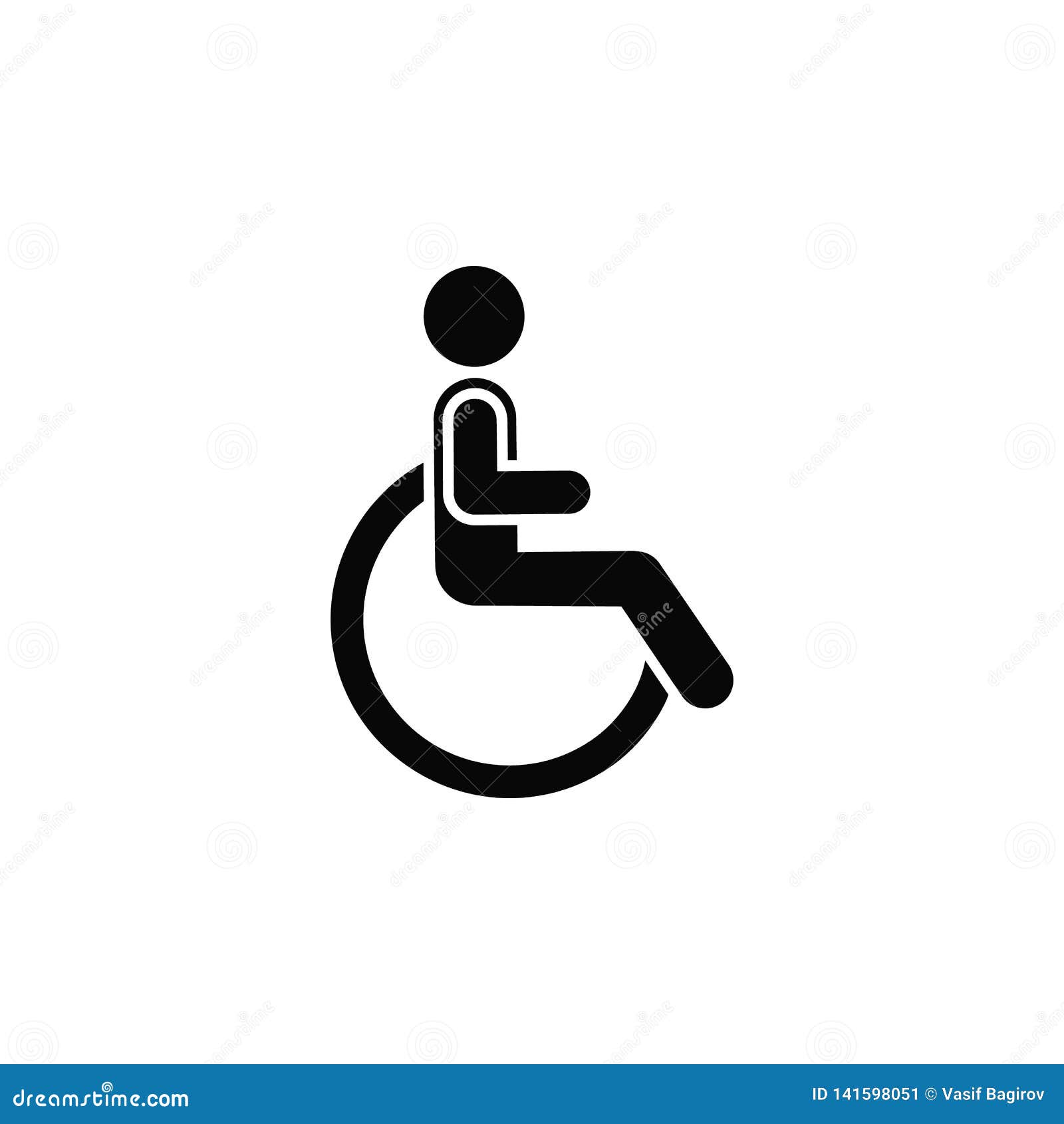 Disability, Icon. Element of Simple Icon for Websites, Web Design ...