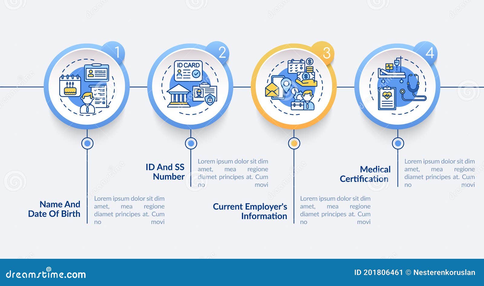 Disability Insurance Claim Information Vector Infographic Template ...