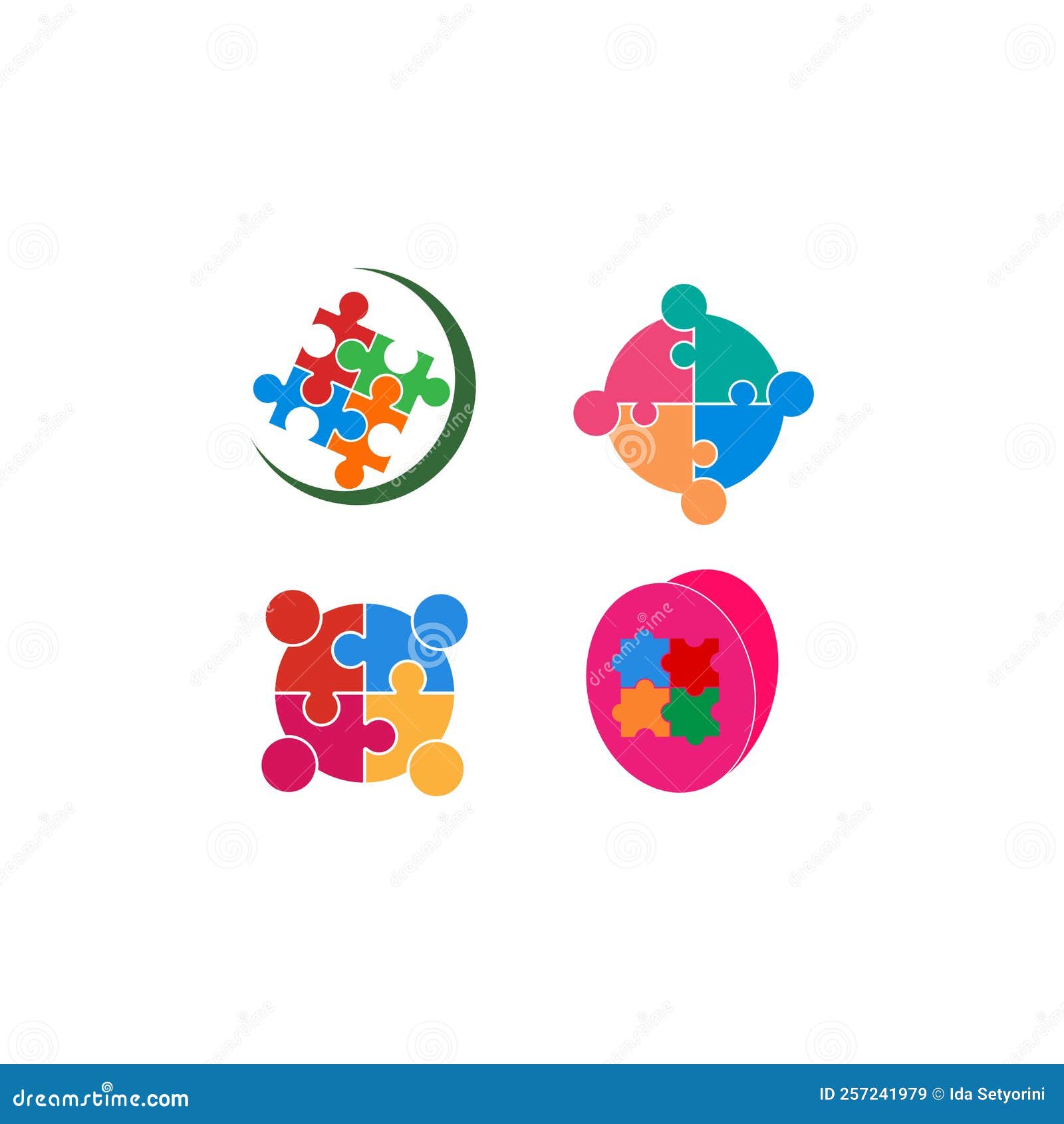 Disability Logo, Family Care, or Community Care Logo Stock Illustration ...