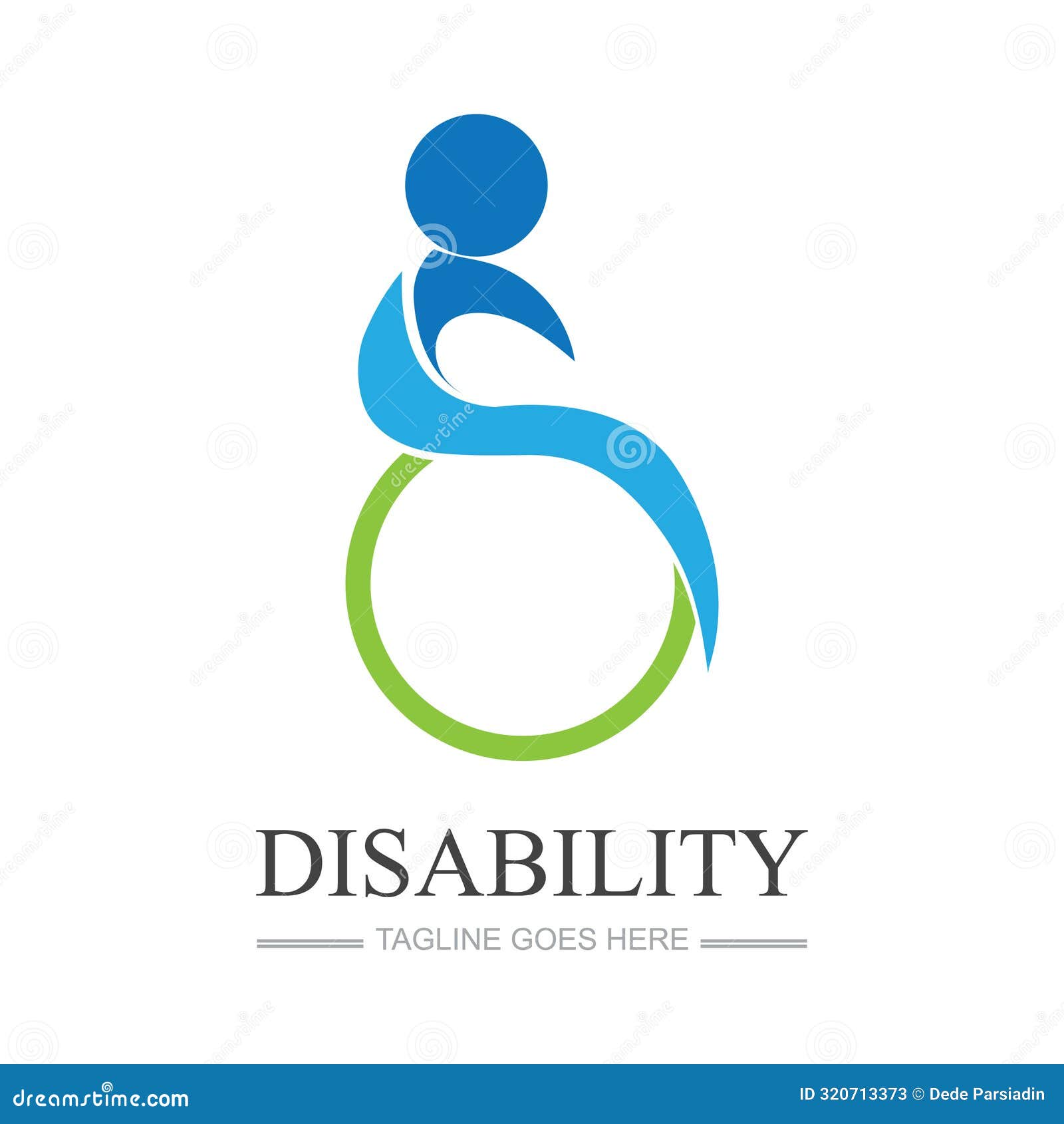 Disability Logo Vector Illustration Design Template Stock Vector ...