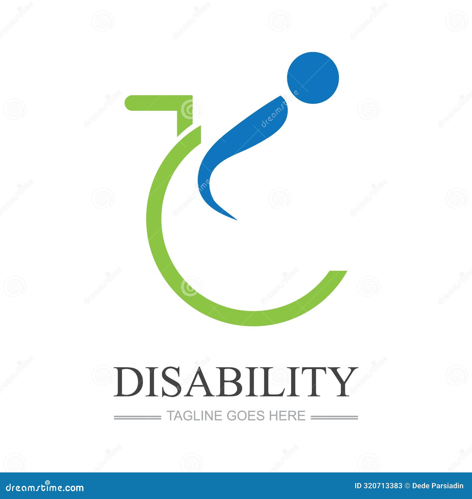 Disability Logo Vector Illustration Design Template Stock Vector ...