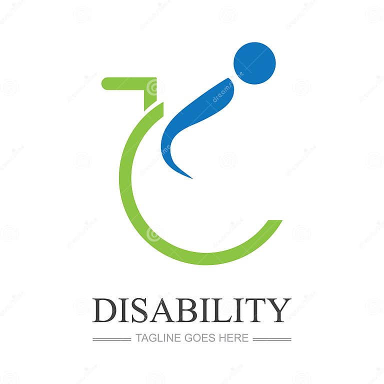 Disability Logo Vector Illustration Design Template Stock Vector ...
