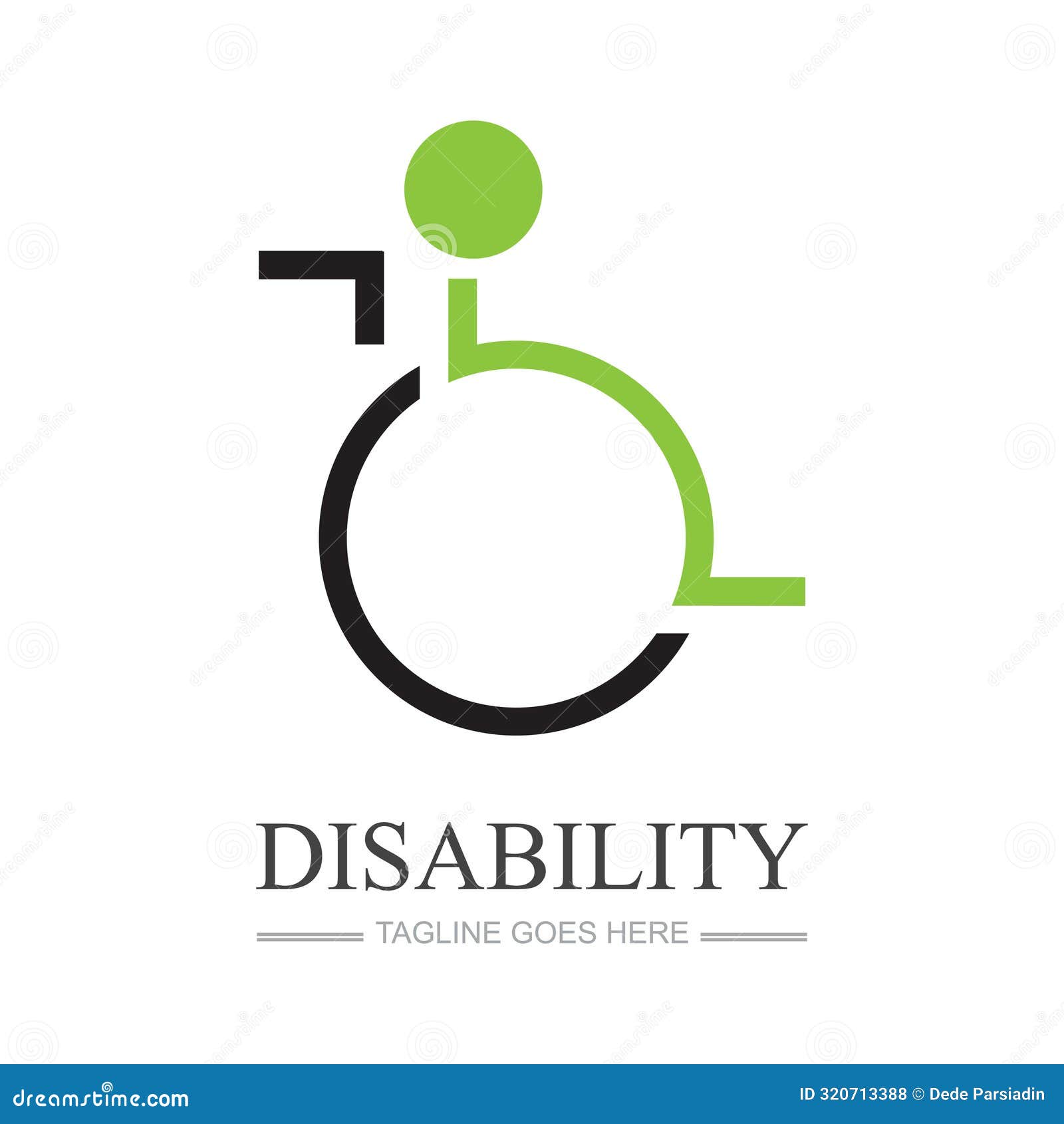 Disability Logo Vector Illustration Design Template Stock Vector ...