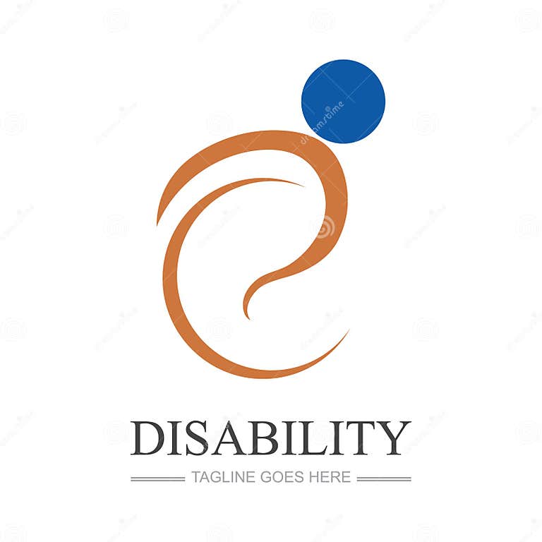 Disability Logo Vector Illustration Design Template Stock Vector ...