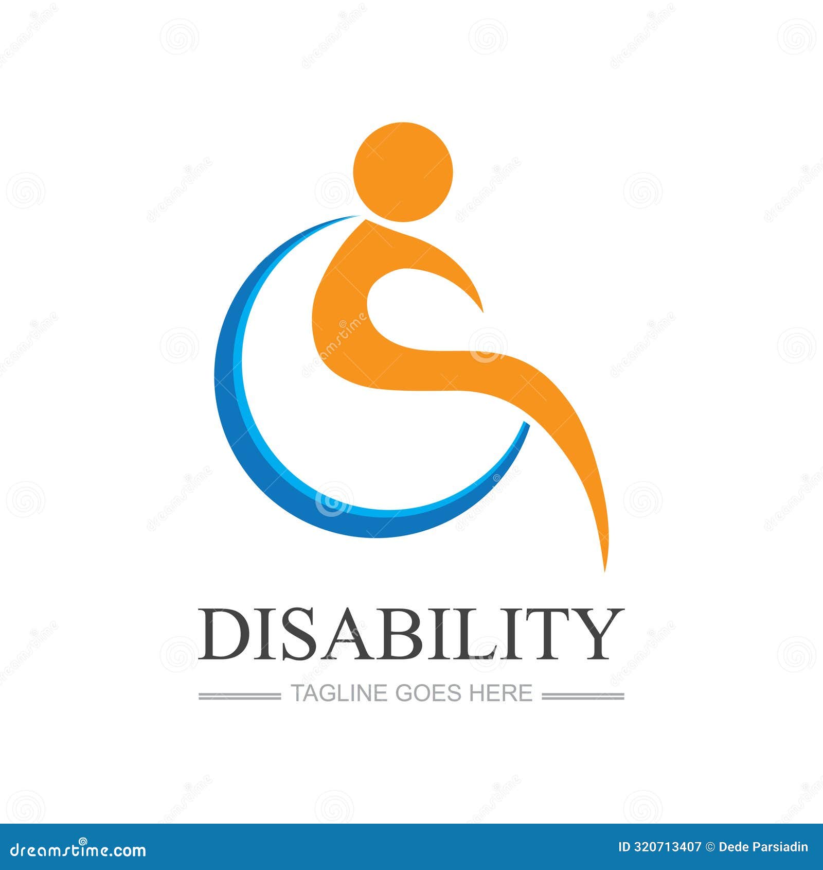 Disability Logo Vector Illustration Design Template Stock Vector ...