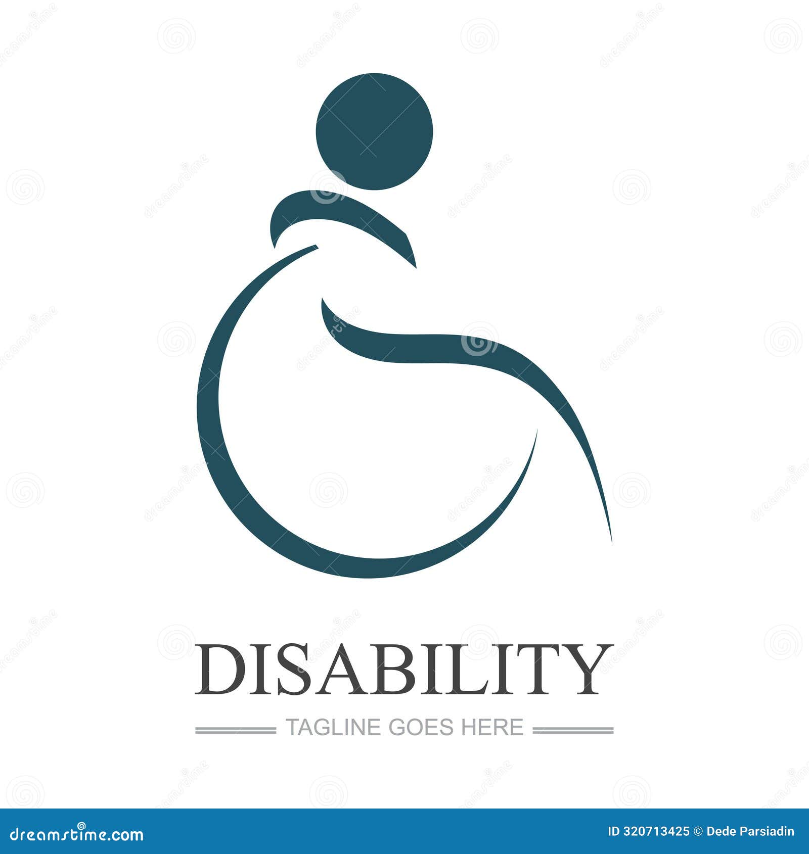 Disability Logo Vector Illustration Design Template Stock Vector ...