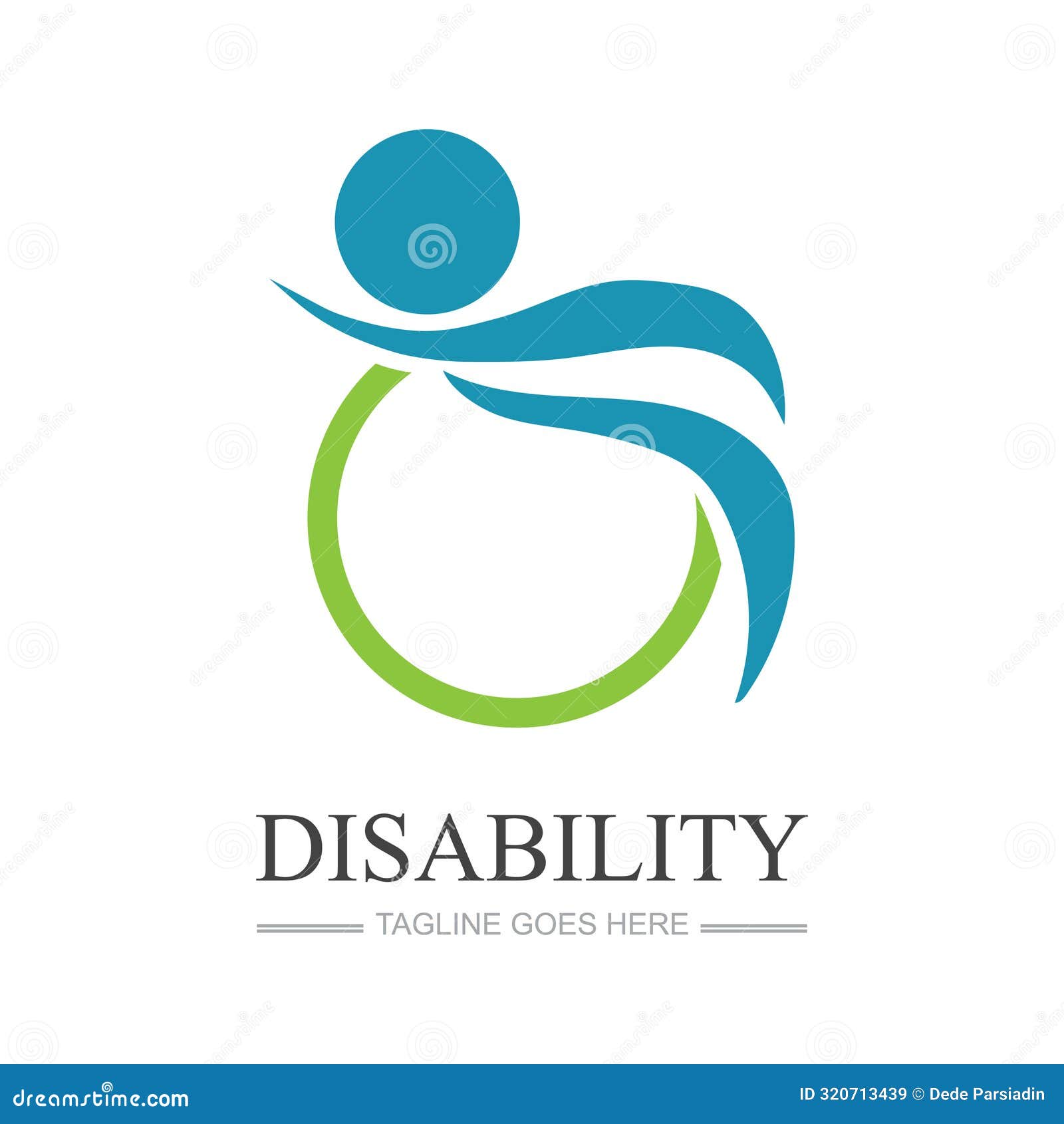 Disability Logo Vector Illustration Design Template Stock Vector ...