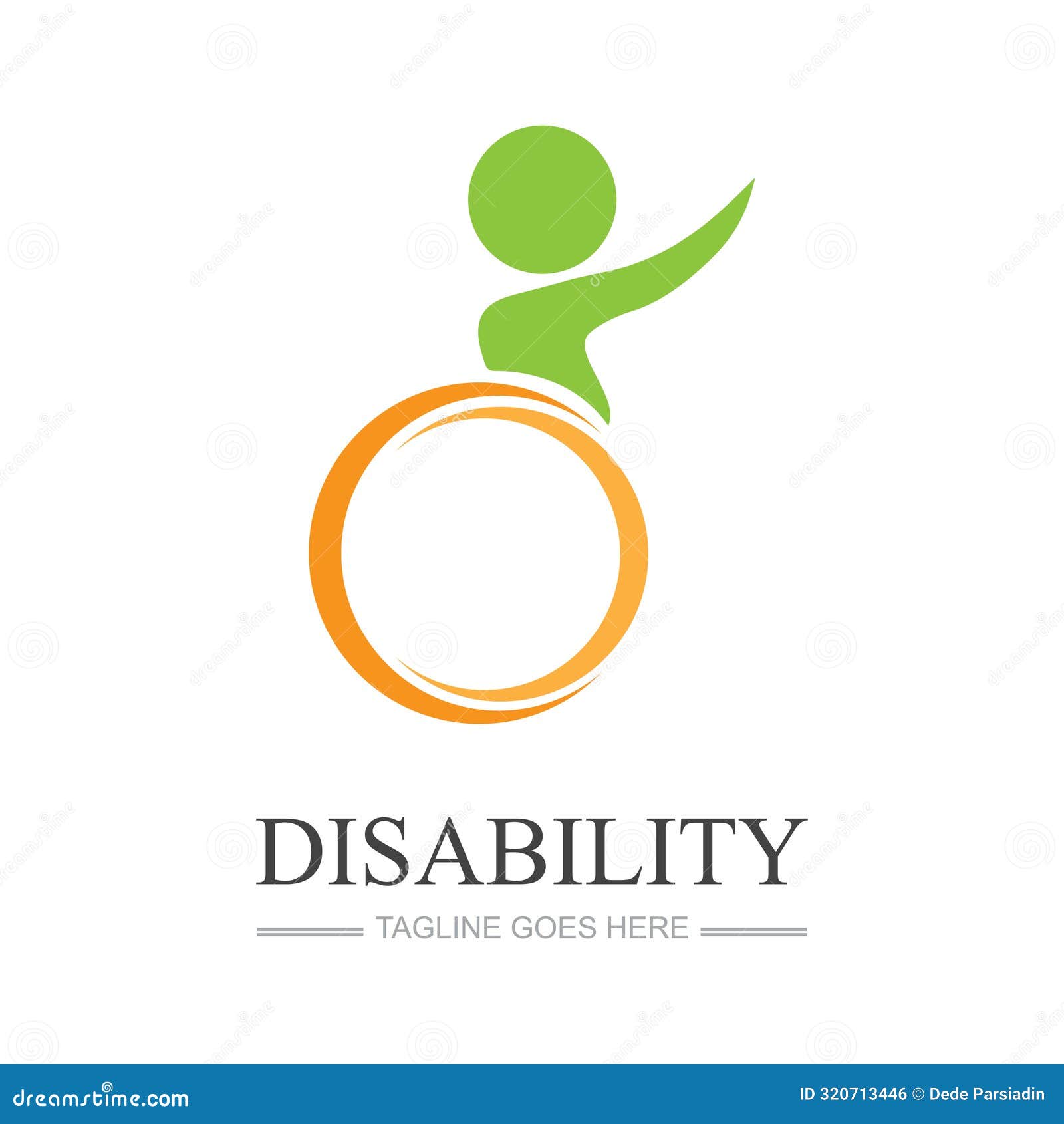 Disability Logo Vector Illustration Design Template Stock Vector ...