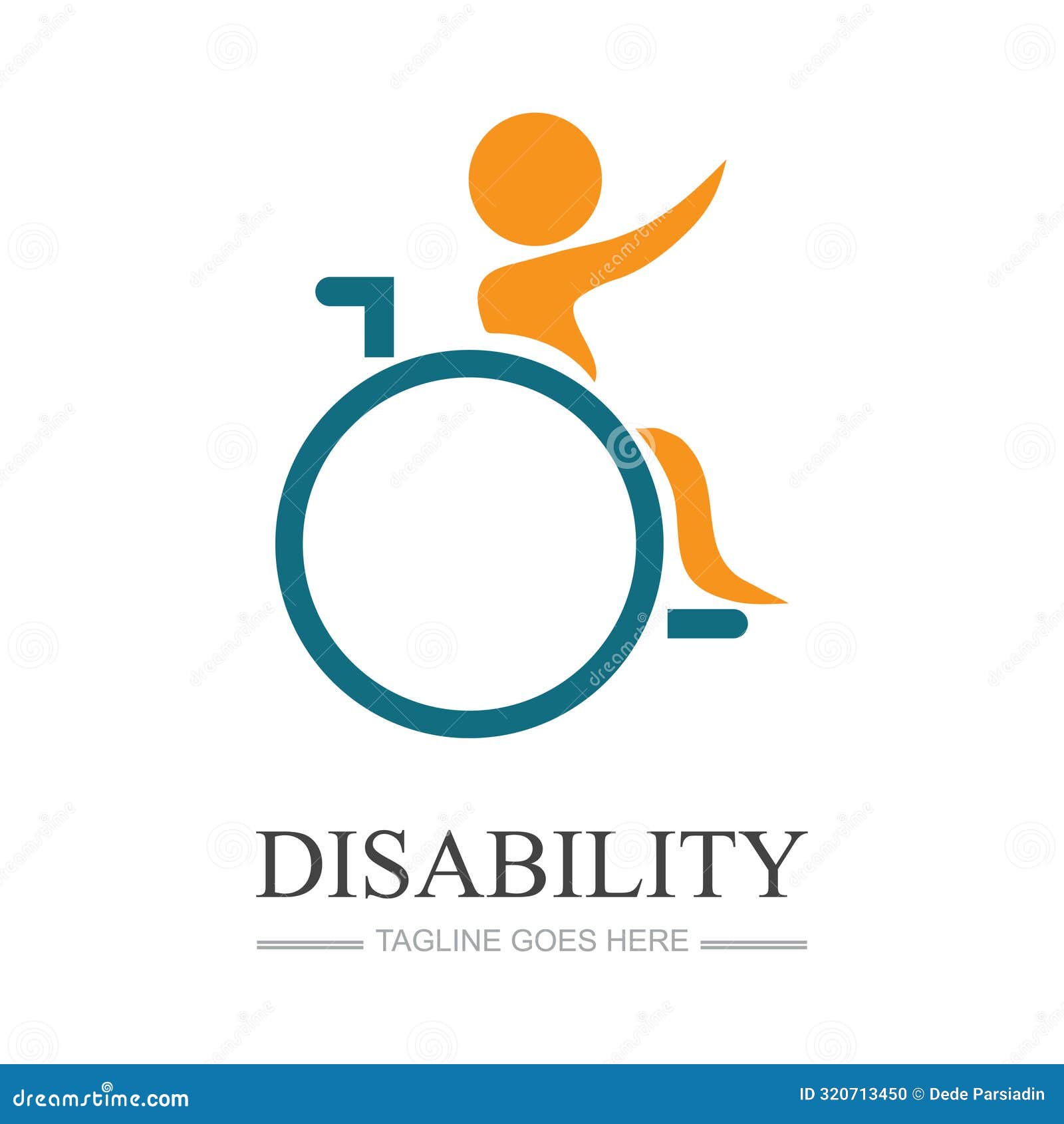 Disability Logo Vector Illustration Design Template Stock Vector ...