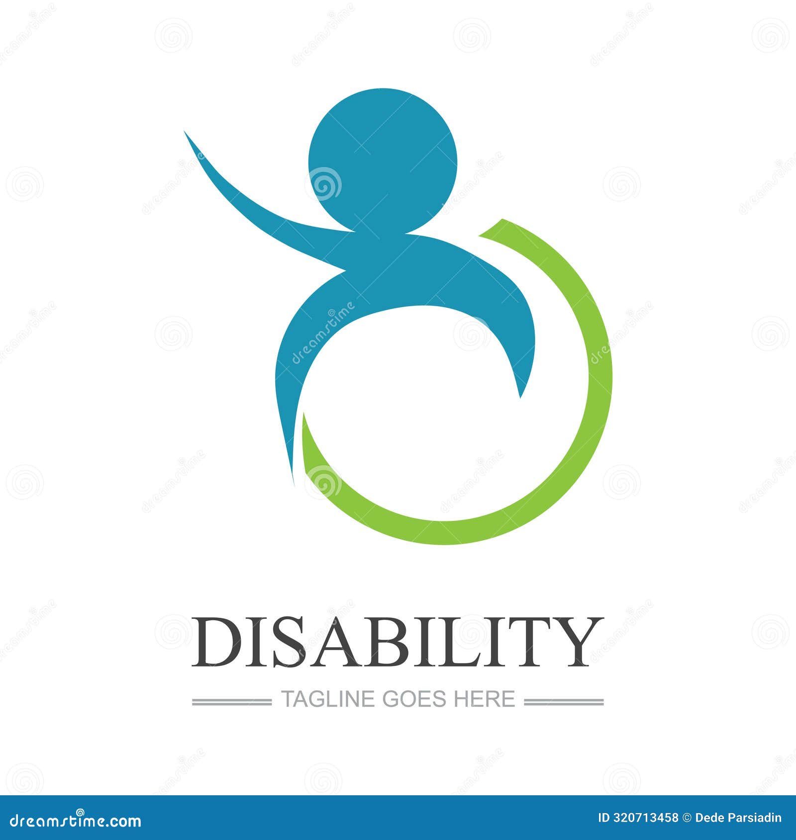 Disability Logo Vector Illustration Design Template Stock Vector ...