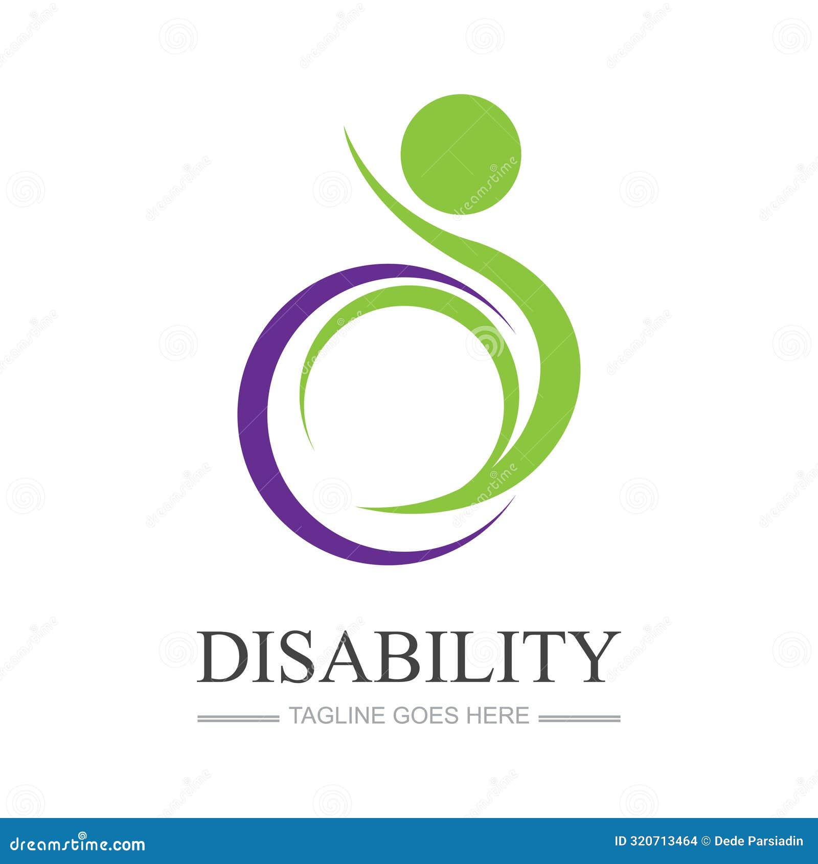 Disability Logo Vector Illustration Design Template Stock Vector ...