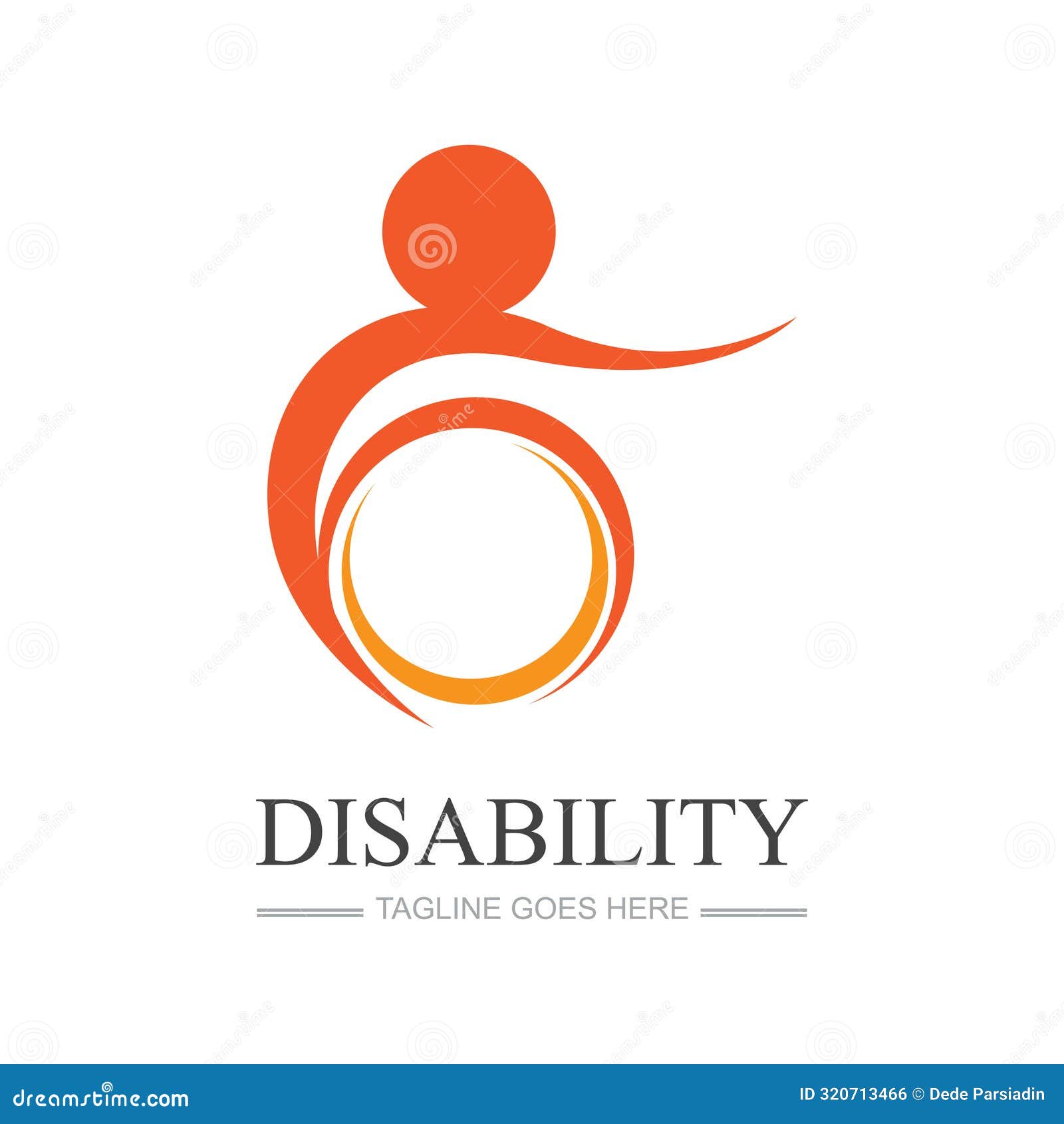 Disability Logo Vector Illustration Design Template Stock Vector ...
