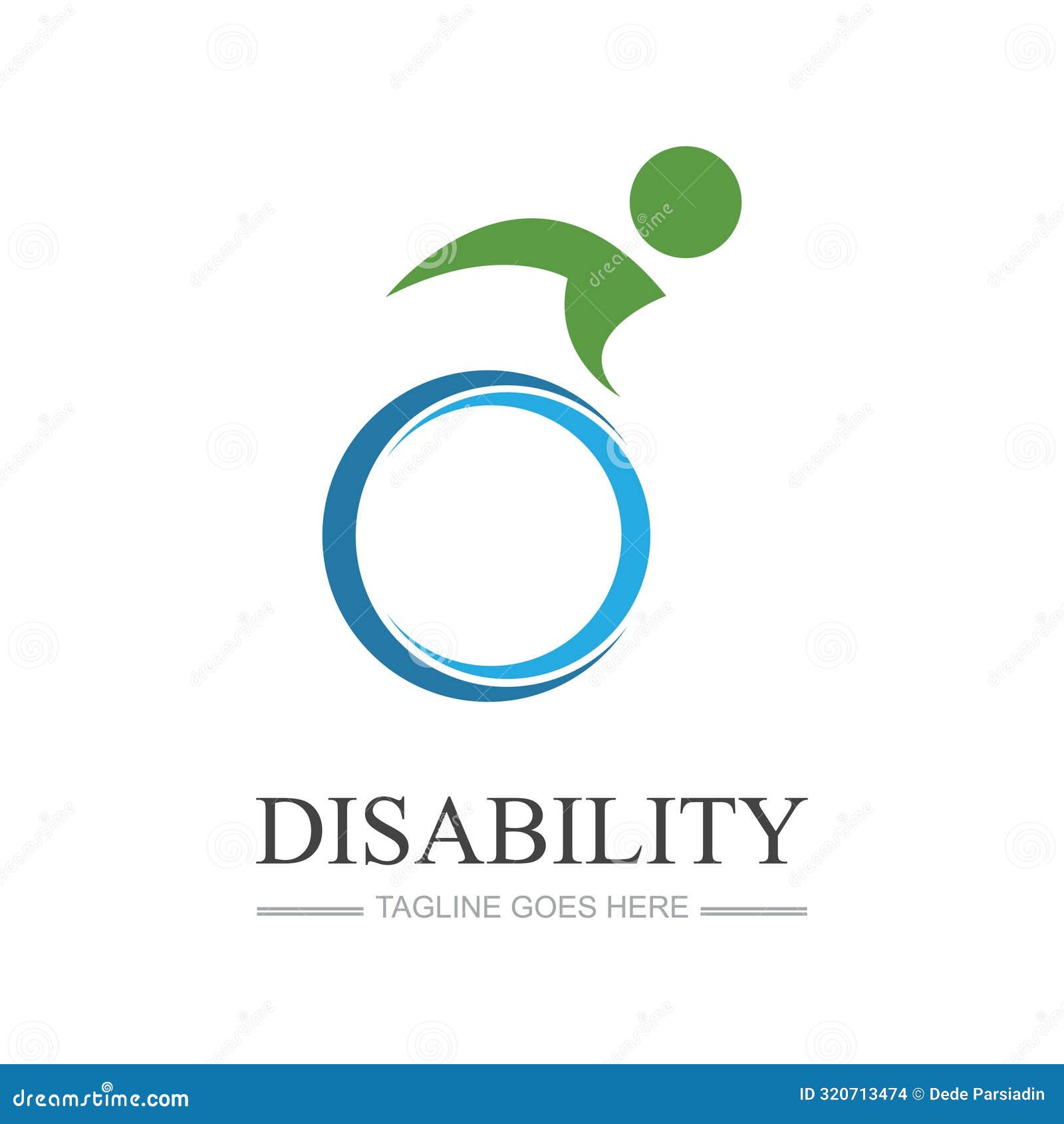 Disability Logo Vector Illustration Design Template Stock Vector ...